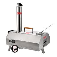China Semi-Automatic Manual Rotatable Pizza Oven Portable Wood Fired 54.5x38x18.5cm for sale