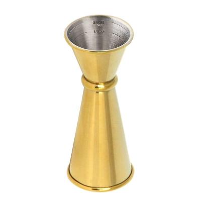 China 304 Stainless Steel Double Jigger 1oz 2oz Japanese Cocktail Measuring Cup for Bartending for sale