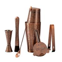 China 7 Piece Cocktail Shaker Set Stainless Steel 304 Bartender Kit 28oz 18oz for sale