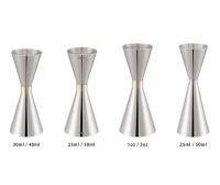 China Stainless Steel 304 Double Cocktail Jigger Measuring Cup 30ml 60ml OEM ODM for sale