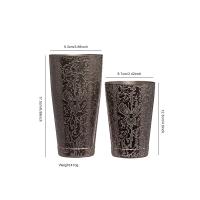 China 5 Piece Stainless Steel Cocktail Shaker Set 28oz 18oz Professional Mixology Bar Tools for sale