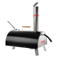 China Semicircular Wood Pellet Pizza Oven 12 Inch Stone Automatic Rotatable Outdoor for sale