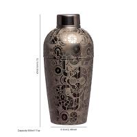 China Professional Stainless Steel Cocktail Shaker Set 17 oz 500ml Steampunk Style Bar Tools for sale