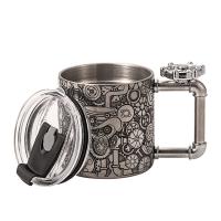 China 18/8 Stainless Steel Insulated Coffee Mug 12oz 14oz with Gyroscope Stress Relief Design for sale