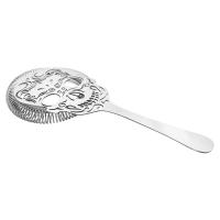 China Sugar Skull Design Stainless Steel Cocktail Strainer 9.5x22cm Mirror Finished 304 for sale