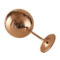 China Copper Plated Stainless Steel 304 Wine Goblets 250ml Etched Baroque Drinkware for Wedding Party for sale