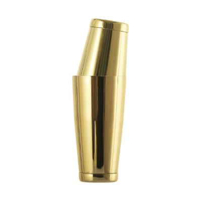 China Stainless Steel Boston Shaker 304 Cocktail Shaker Set 750ml Custom Colors for sale