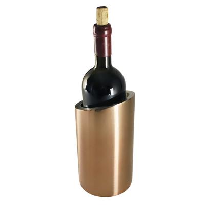 China Double Wall Stainless Steel Wine Bottle Chiller Ice Bucket 304 2L for sale