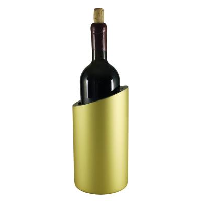 China 304 Stainless Steel Double Wall Wine Bottle Cooler Holder Beer Chiller Champagne Ice Bucket 2L for sale