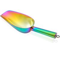 China 304 Stainless Steel Ice Shovel Multi-Functional Small Ice Scoop 20cm Food Grade for sale
