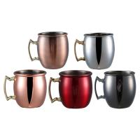 China Stainless Steel Moscow Mule Mug Hammered Copper Finish 12oz for Bar Dining Room for sale