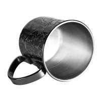 China Stainless Steel 304 Etched Beer Mug 12oz for Coffee Wine Cocktail Camping for sale