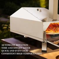 China Cyber Pizza Oven Portable Stainless Steel Pizza Oven 61x43x62cm Fast Heating for sale