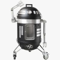 China Spacebot Smoker Gbill Portable Stainless Steel Outdoor Grill 43x97cm for sale