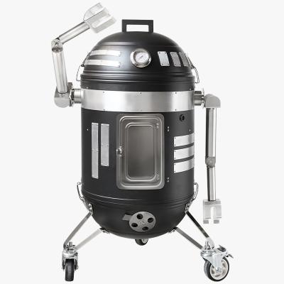 China Spacebot Smoker Gbill Portable Stainless Steel Outdoor Grill 43x97cm for sale