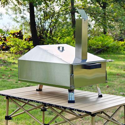 China Outdoor Pizza Oven Portable Stainless Steel 61x43x62cm for Backyard Party for sale