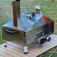 China Outdoor Pizza Oven Portable Stainless Steel 61x43x62cm for Backyard Party for sale