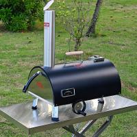 China 12 Inch Stainless Steel Wood Pellet Outdoor Pizza Oven with Pizza Stone and Peel for sale