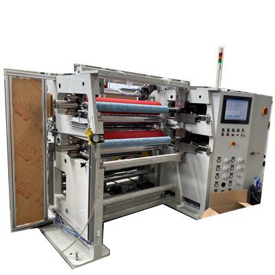 China 500mm Automatic Slitter Rewinder Machine with Electrostatic eliminator for sale