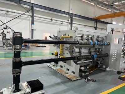 China Servo Motor Driven Paper Slitter Rewinder Machine 120mm Automatic Roll Slitter for sale