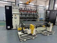 China Slitting Rewinder Machine for Lithium Battery Separator Slitting with CNC Servo Drive and Electric Control Knife Holder for sale