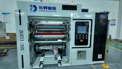 China Slitting Rewinder Machine with Unwinding Automatic Deviation Correction and Rewinding Anti Static Function for Consistent Separator for sale