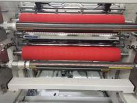 China 5500mm to 8000mm roll 60hz automatic 500mm film auto 380v high speed slitting rewinder machine for sale