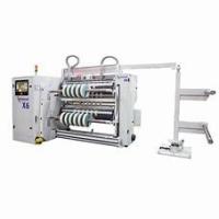 China 1000mm Roll Slitter Rewinder Digital Winding Magnetic Tension Control for sale