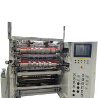 China Servo Motor Driven Paper Slitter Rewinder Machine 120mm Automatic Roll Slitter for sale