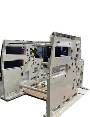 China 550m/min duplex slitter rewinder Horizontally moving for sale