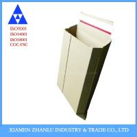 China Protective F Flute Board Bronze Corrugated Envelopes for Secure Packaging for sale