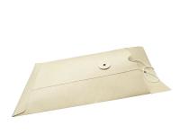 China Custom Size Brown Kraft Pocket Style Envelope without Gusset for Important Documents for sale