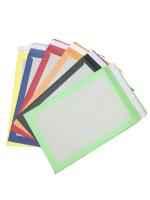 China Hot-melt Adhesive Board Back Envelopes for Custom Colour Paper Delivery Packaging for sale
