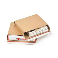 China Accepted Printing Brown Kraft Board Rigid Mailer for Customized Branded Packaging for sale