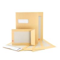 China Shipping Mailing Courier Express C4 Grey Board Backed Envelopes with Brown Kraft Paper for sale