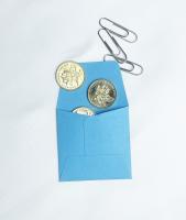 China Small Square Coin Envelopes Colour Paper Money Envelopes for Coin And Seed 2 x 2 inch for sale