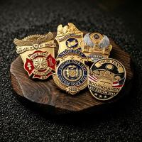 China Soft Enamel Zinc Alloy Lapel Pins Premium Personalized Logo Shield Brooch Custom Metal Badge for Corporate Uniform for sale