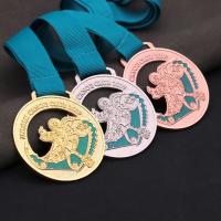 China Free Design of High Quality 2D 3D Gold Silver Copper Running Marathon Metal Crafts Sports Race Custom Medals for sale