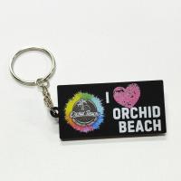 China Customizable Soft PVC Key Chains Personalized 2D 3D Logo Keychains Business & Personal Gift Soft Rubber Promotional Carabiners for sale