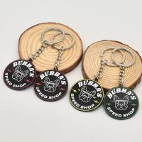 China Custom Logo Keyring Cartoon Letter Personalised Key Chain Hard Soft Enamel Metal Keychain for sale