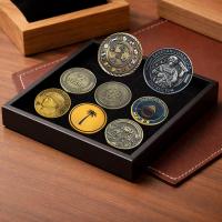 China Personalized Custom Logo Challenge Coins Manufacturer 3D Zinc Alloy Gold Silver Plated Metal Enamel Collection Custom Coins for sale