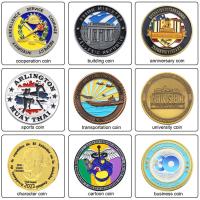 China Personalized Custom Logo Challenge Coins Manufacturer 3D Zinc Alloy Gold Silver Plated Metal Enamel Collection Custom Coins for sale