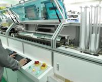 China 220V Laser Printing SIM Card Manufacturing Machine For 2 Chip And 4 Chip Cards for sale