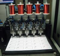 China RFID Card INLAY Sheet Antenna Implanting Copper Wire Embedding Machine YAE-25 for sale