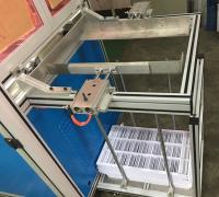China Full Automatic Plastic Card Puncher YLFP-1 For CR 80 PVC Card Punching for sale