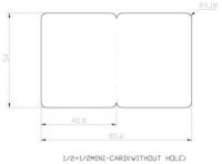 China Specially Shaped Card Die Cutter 3 Tag 2 Tag Abnormal Shape Punching Card Machine for sale