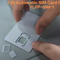 China Full Automatic SIM Card Puncher 2FF 3FF 4FF GSM One Chip Card Cutter YLFP-SIM-1 for sale