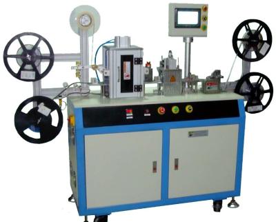 China PLC Control Contact Card Production Line IC Module Automatic Glue Tape Lamination Machine for sale