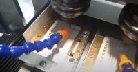 China PLC Control Contact Card Production Line Manual IC Card Slotter Air Consumption 30 L/Min for sale