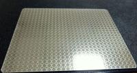 China 0.8mm Patterned Smart Card Material A4 A3 Laminated Steel Sheet Custom Size for sale